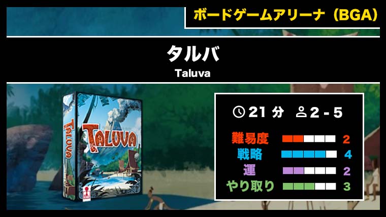 『タルバ（BGA）』の遊び方・魅力をご紹介！